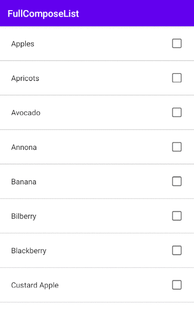 Multiple Choices In A List With ComposeThe Developer World Is Yours